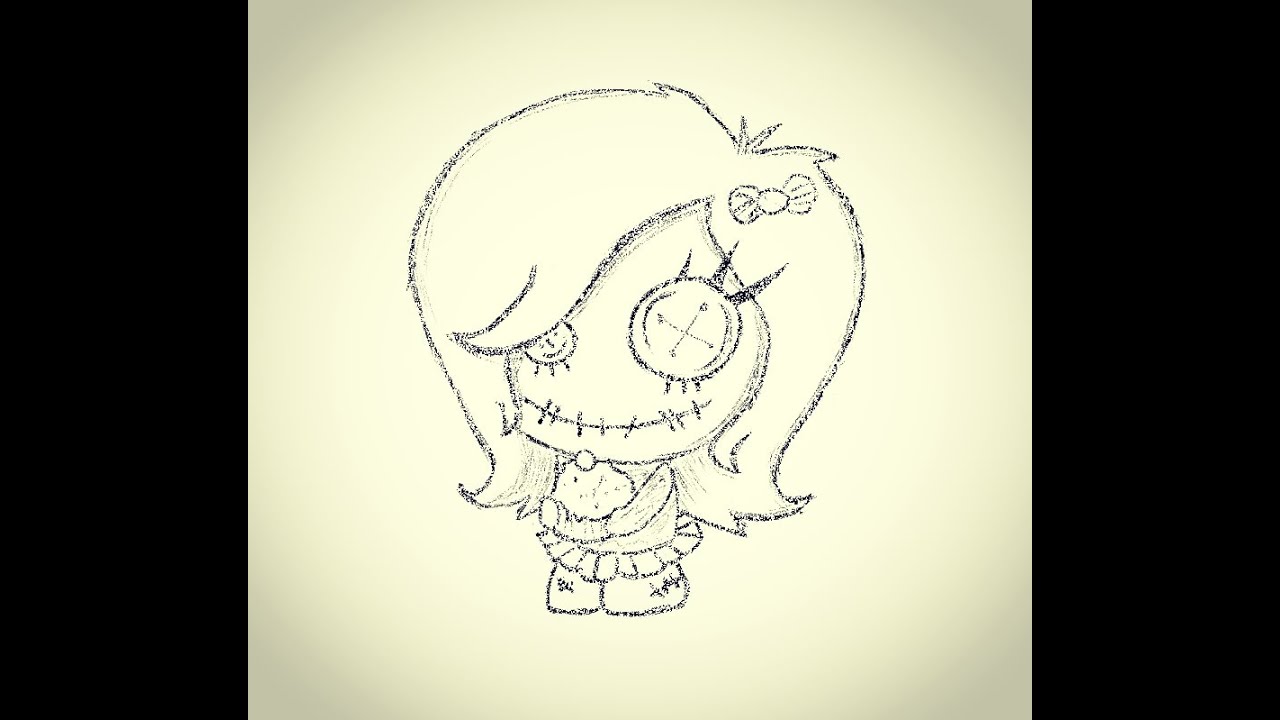 Emo Puppe skizze Muffin Zeichnung Tutorial zeichnen draw paint - YouTube