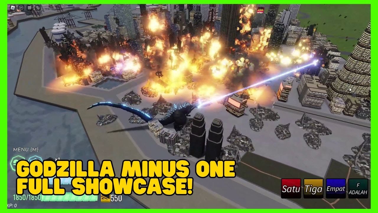 Godzilla Minus One x Ultima x Mecha Godzilla FULL SHOWCASE! | Roblox ...