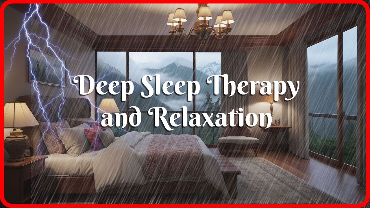 Rain Meditation Retreat: Deep Sleep Therapy and Relaxation | Rain sounds for sleeping - YouTube