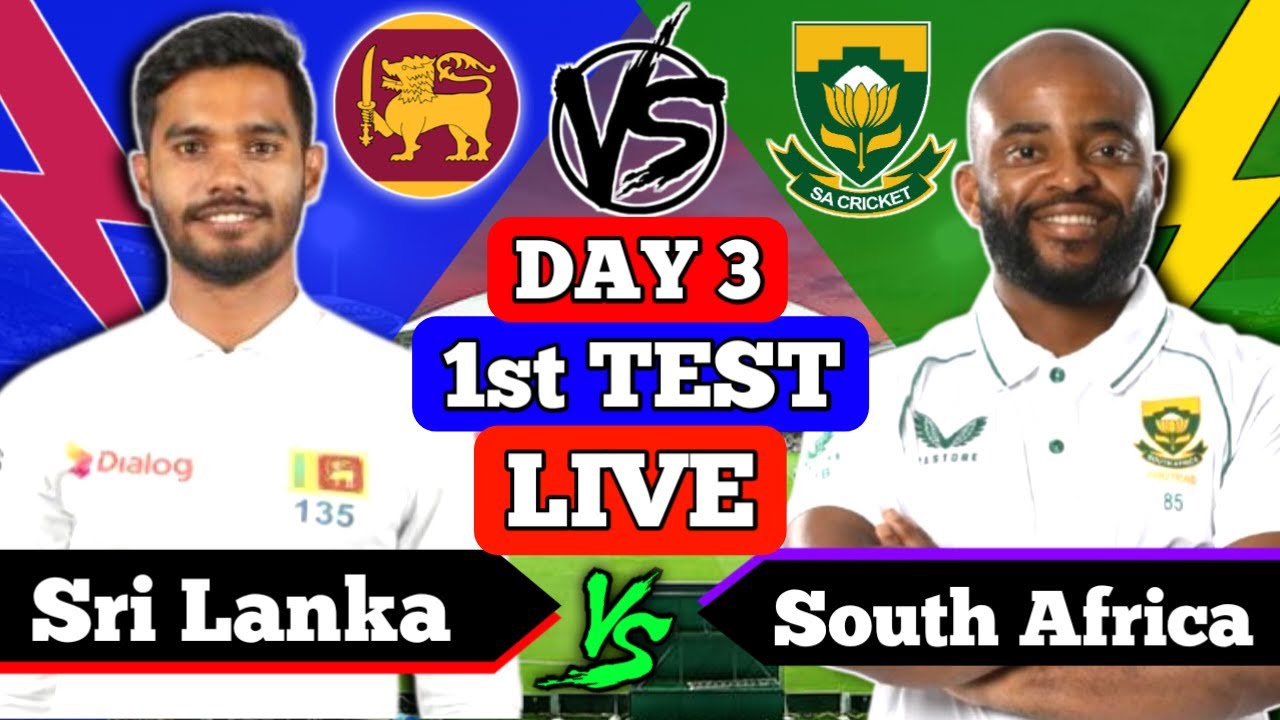 Sri Lanka Vs South Africa / SL Bat / SL Vs SA Live / Live Score Today ...