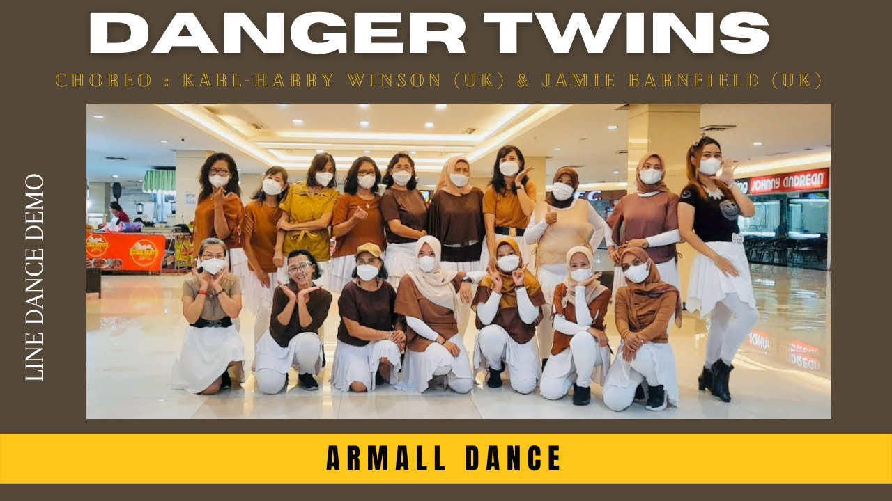 DANGER TWINS LINE DANCE DEMO | Karl-Harry Winson (UK) & Jamie Barnfield ...