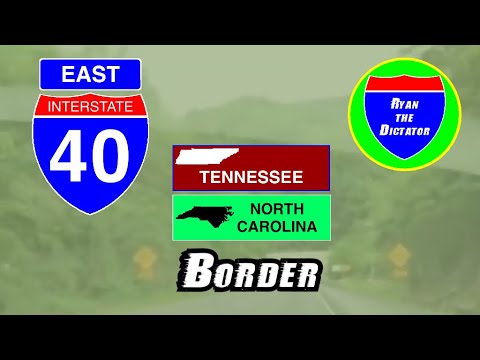 I-40 EAST: Tennessee—North Carolina border - YouTube