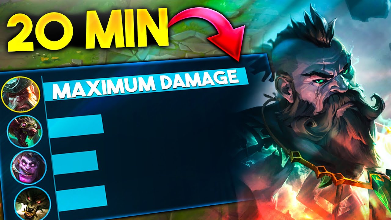 How I ALWAYS Get Maximum Damage Charts On Gangplank... - YouTube