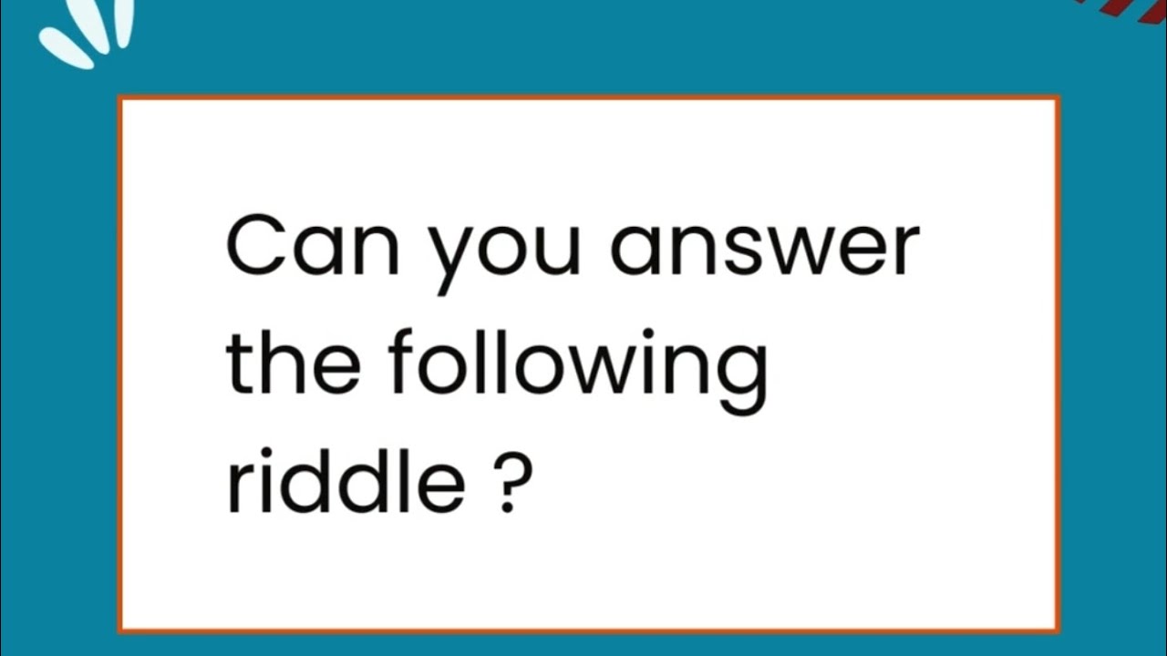 Can You Guess the riddles Challenge! full version test quiz - YouTube
