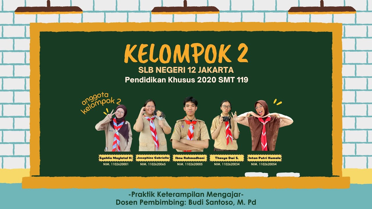 PKM SLB Negeri 12 Jakarta - Kelompok 2 UNJ PKh 2020 SMT 119 - YouTube