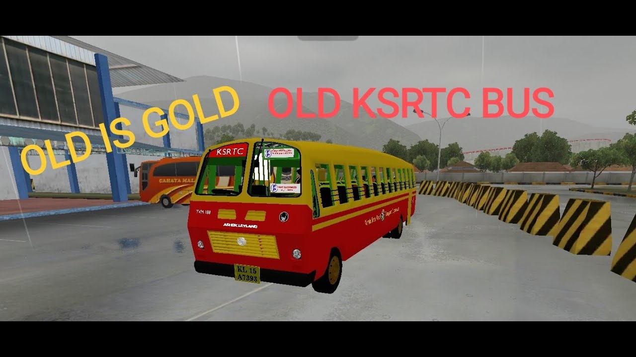 DRIVING OLD KSRTC BUS ON BSI PART 1 - YouTube