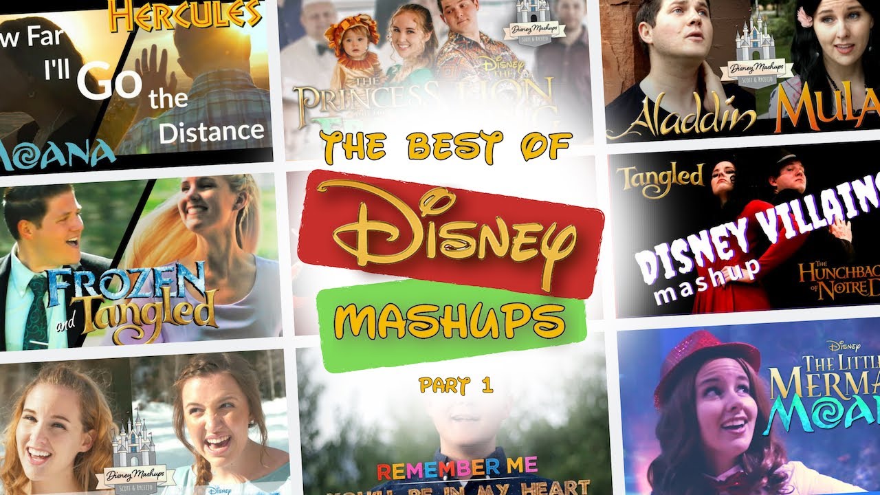 DISNEY Mashups Compilation (feat. "How Far I'll Go the Distance") - YouTube