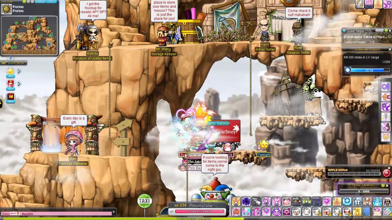 Maplestory x Cardcaptor Sakura Picture in Perion - YouTube