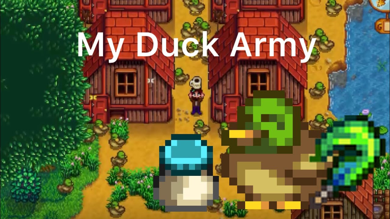 My Stardew Valley DUCK ARMY!! #stardewvalley #mayo #ducks #duckarmy ...
