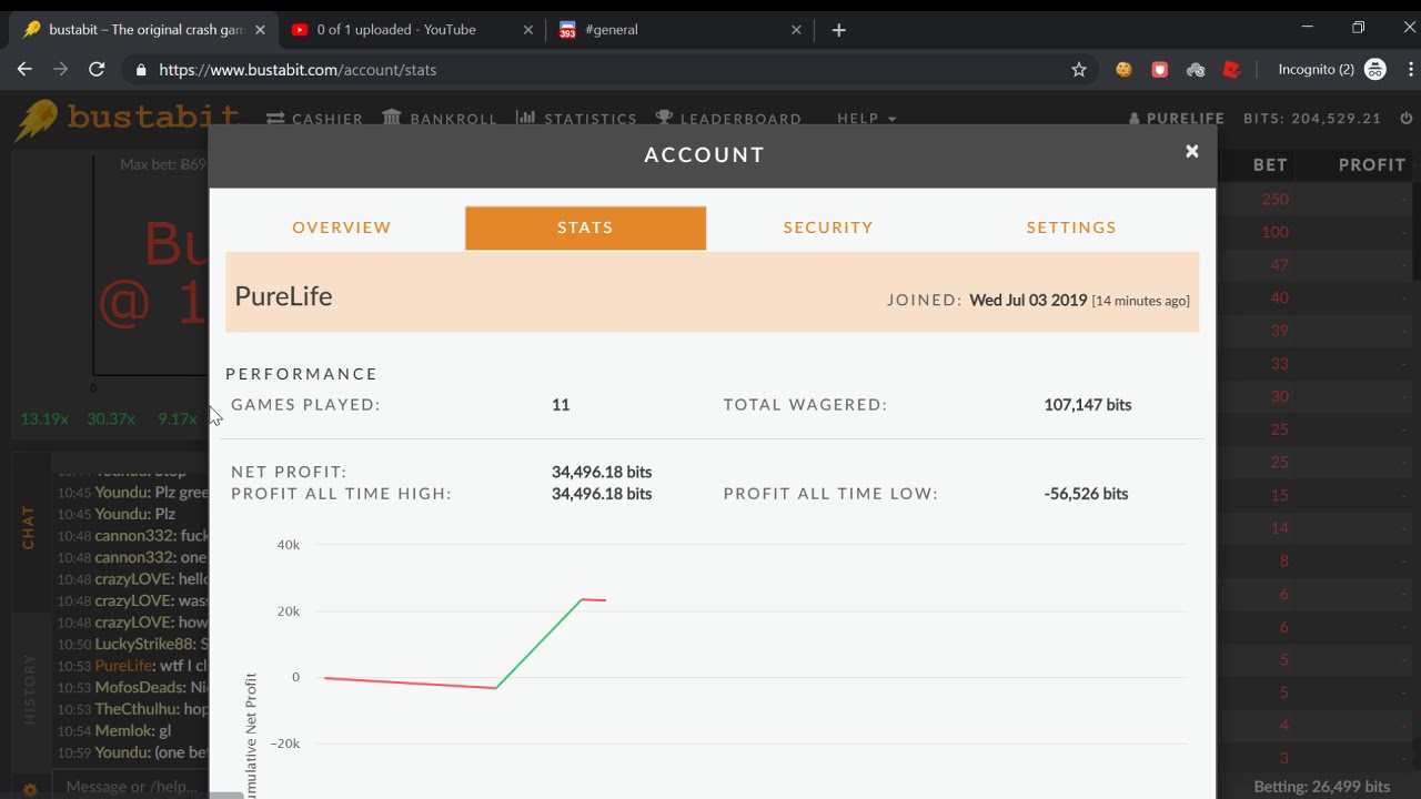 Bustabit- Making quick 100k+ - YouTube