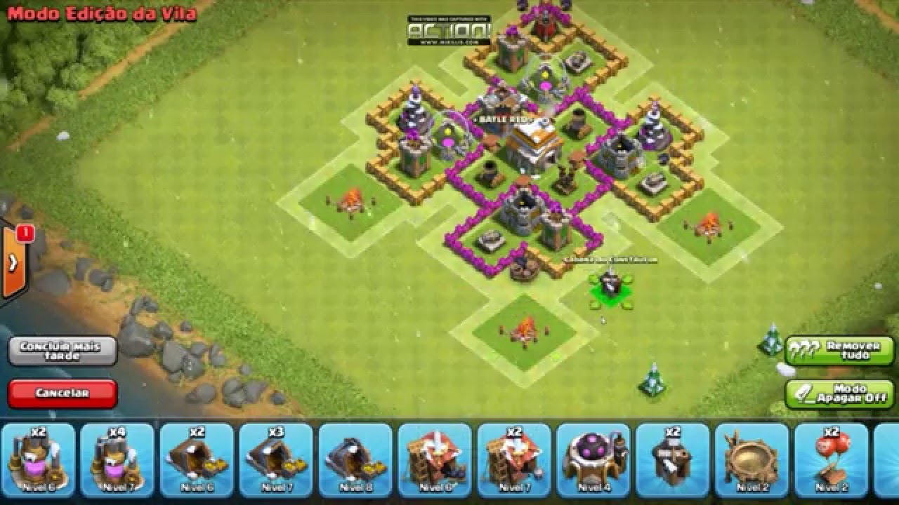 Layout CV6 Hibrido/Guerra Dispersor aéreo |TH 6 Layout War/Push ...