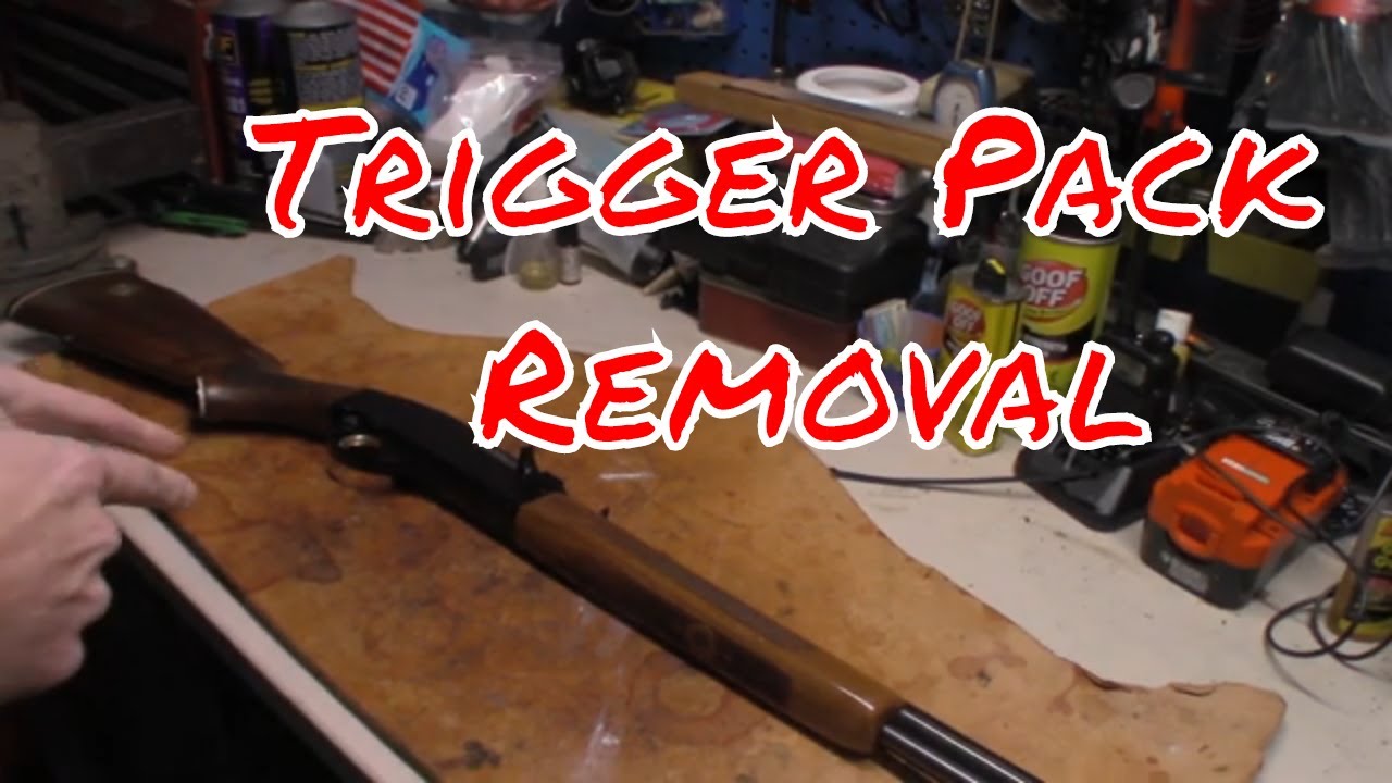 Marlin Model 49 Trigger Pack Removal - YouTube