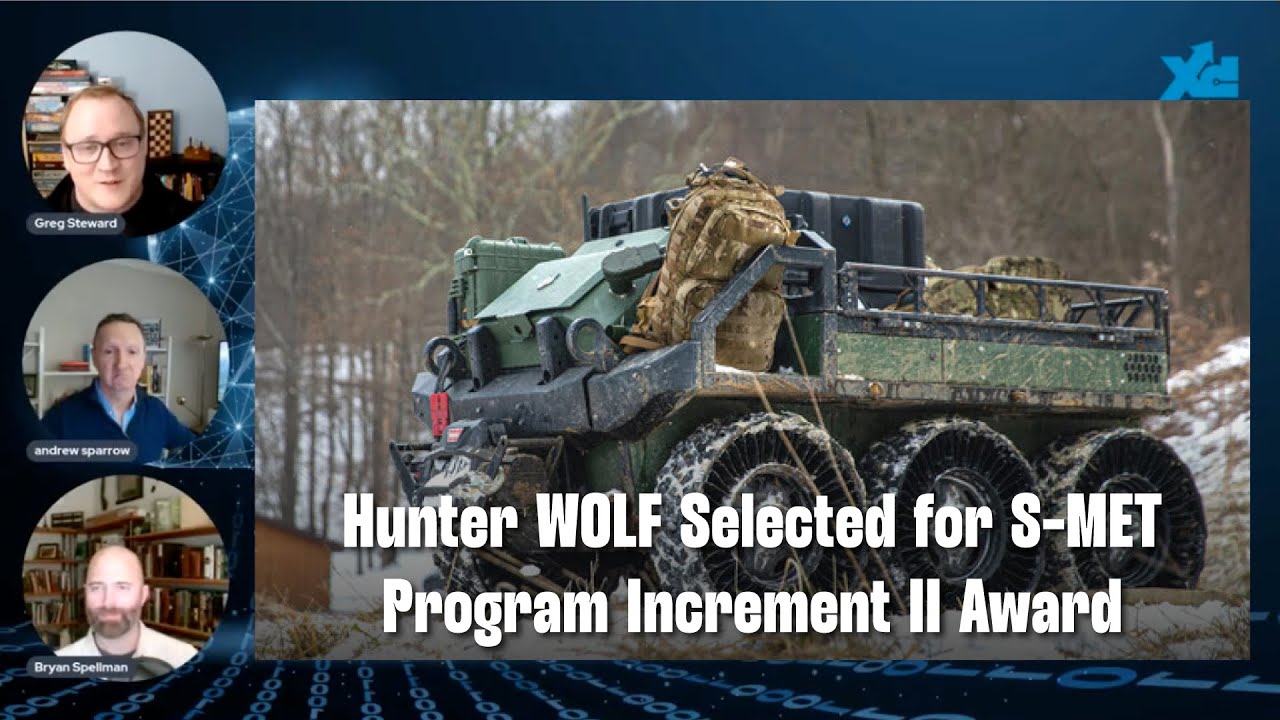LGD: HDT Global’s Hunter WOLF Chosen for U.S. Army S-MET Program - YouTube