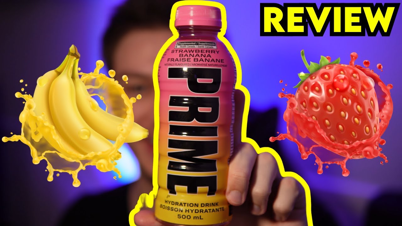 PRIME STRAWBERRY BANANA Hydration Review - YouTube