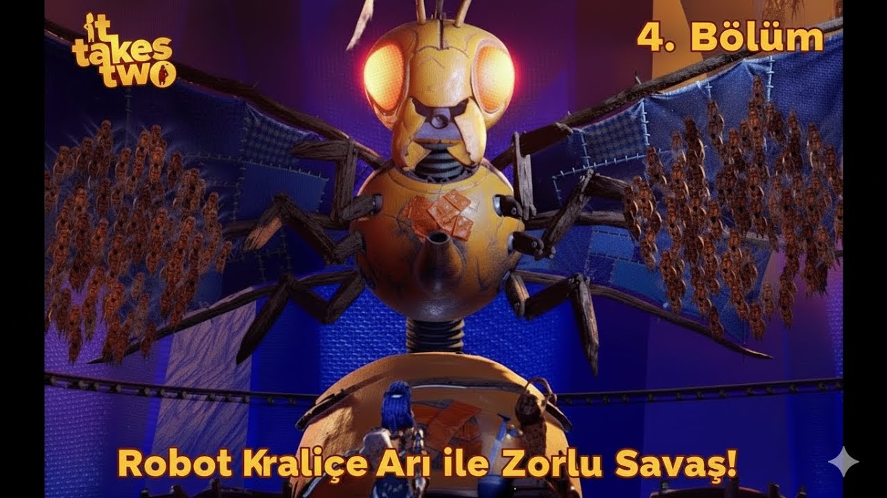 EN ZOR BOSS! 🤯 Robot Kraliçe Arı (It Takes Two 4. Bölüm Baba Oğul ...