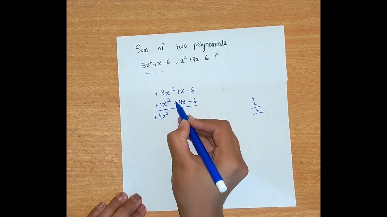 Sum of Two Polynomial | Sum Of Two Terms | How to find sum of two ...
