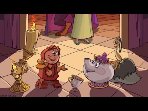 Happy Color App | Disney Beauty and the Beast Part 9 | Color By Numbers | Animated