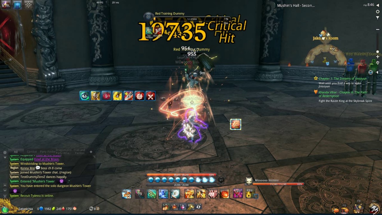 Blade & Soul NA: Summoner rotation skill With high ping - YouTube