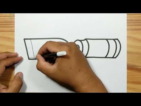How to draw WOOD CHISEL with easy - YouTube