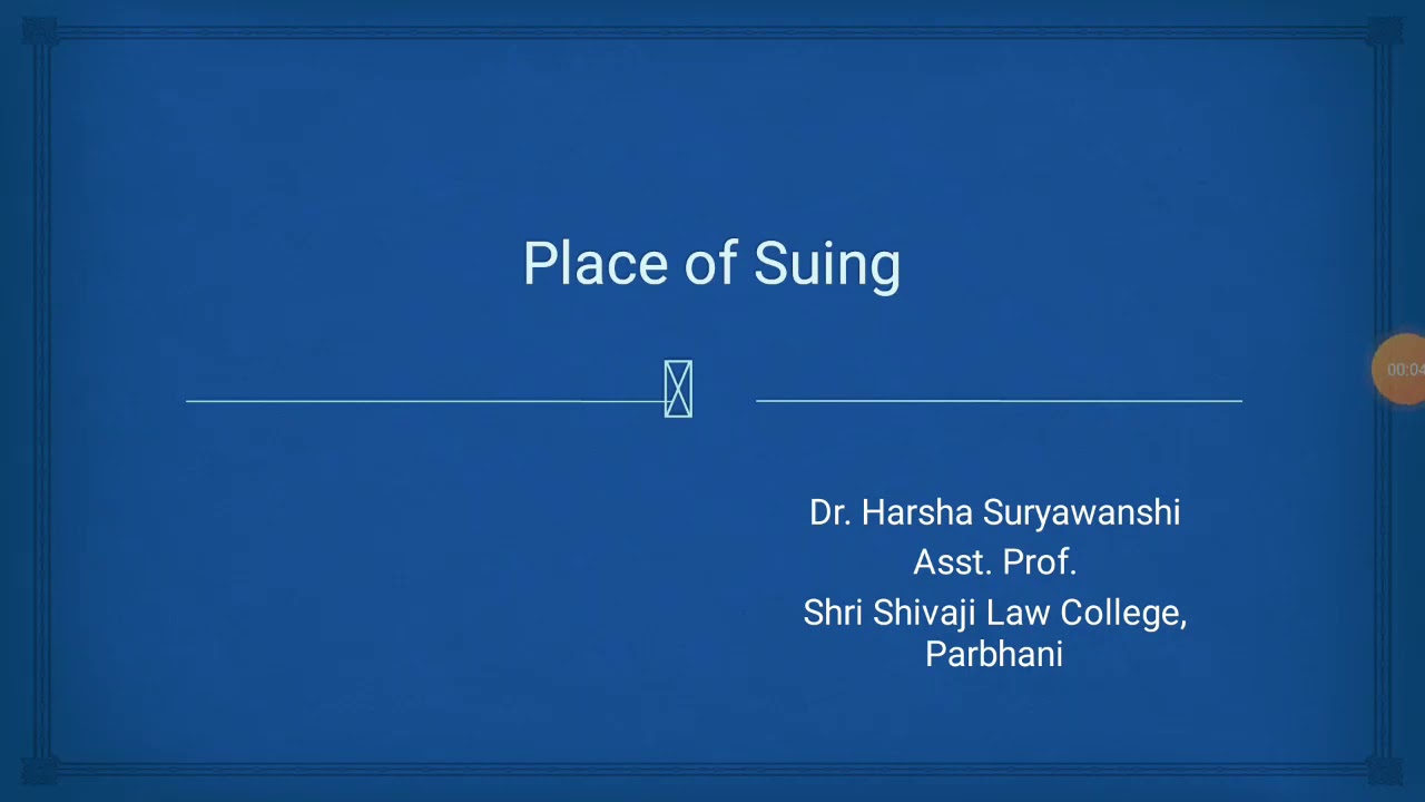 Place of suing CPC - YouTube