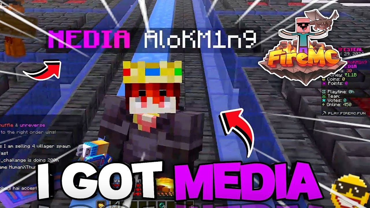 I Got Media in This Public Lifesteal Server Fire MC 🔥 || AloKM1n9 ...