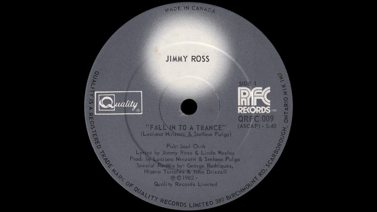 Jimmy Ross -Fall Into A Trance [1982] - YouTube