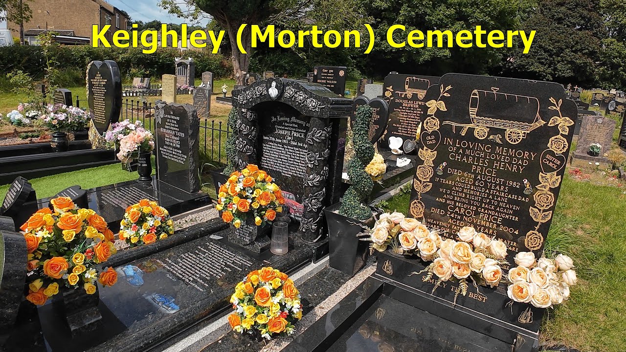 Keighley Morton Cemetery, Yorkshire, UK: A pretty graveyard alongside ...