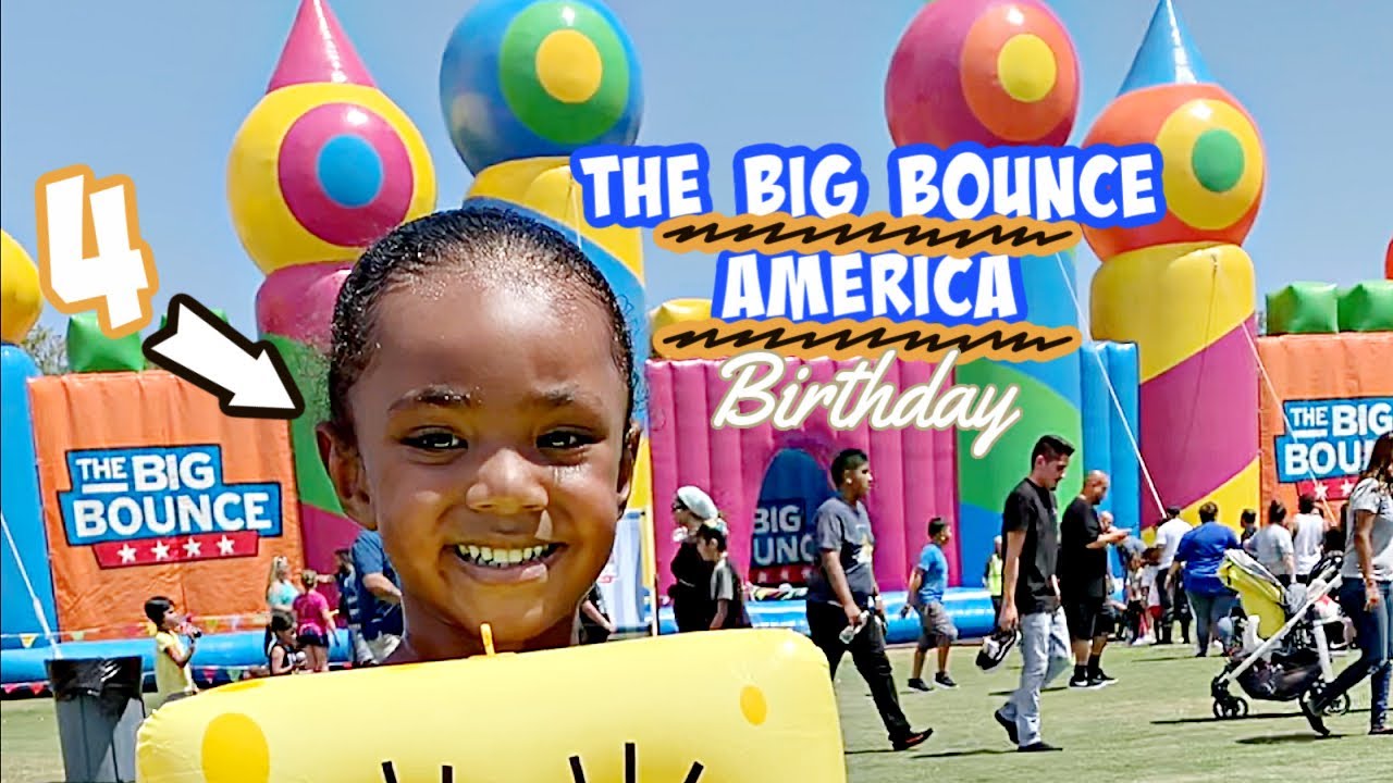 Big Bounce America | 4th Birthday Summer Fun - YouTube
