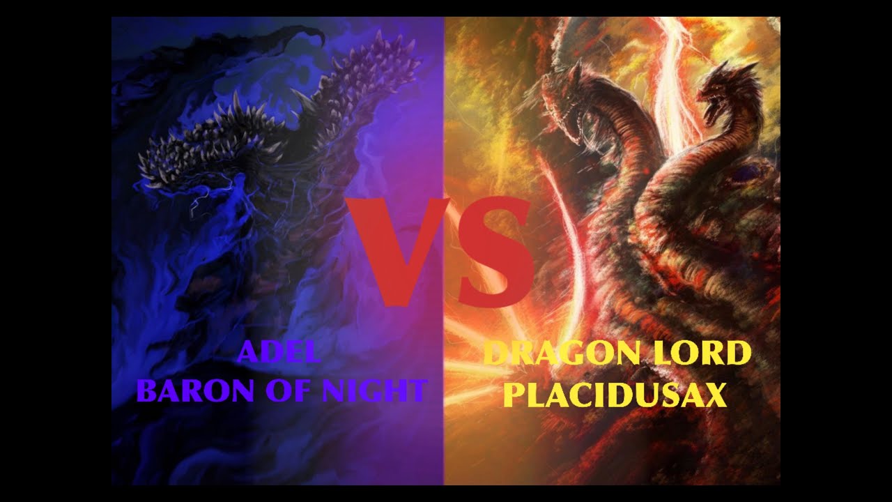 ADEL BARON OF NIGHT VS DRAGON LORD PLACIDUSAX - Elden Ring Playable ...
