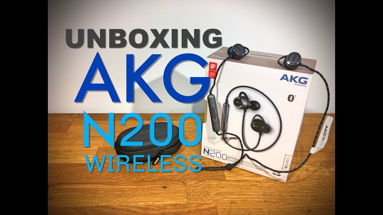Unboxing | AKG N200 Wireless - YouTube