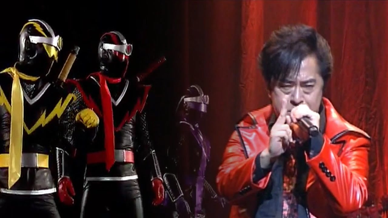 초닌자대 이나즈마 OP & LIVE 미즈키 이치로(水木一郎) Chou Ninja Tai INAZUMA 오프닝 超忍者隊イナズマ ...