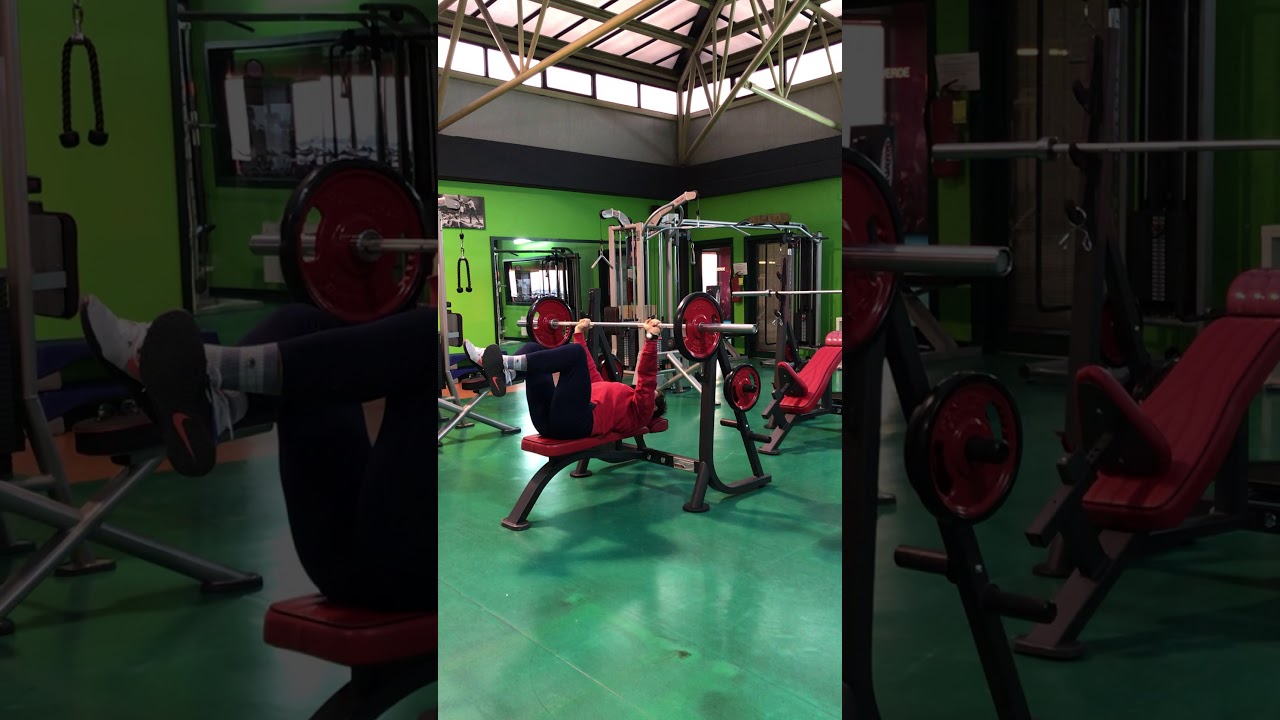 Feet Up Bench Press - YouTube