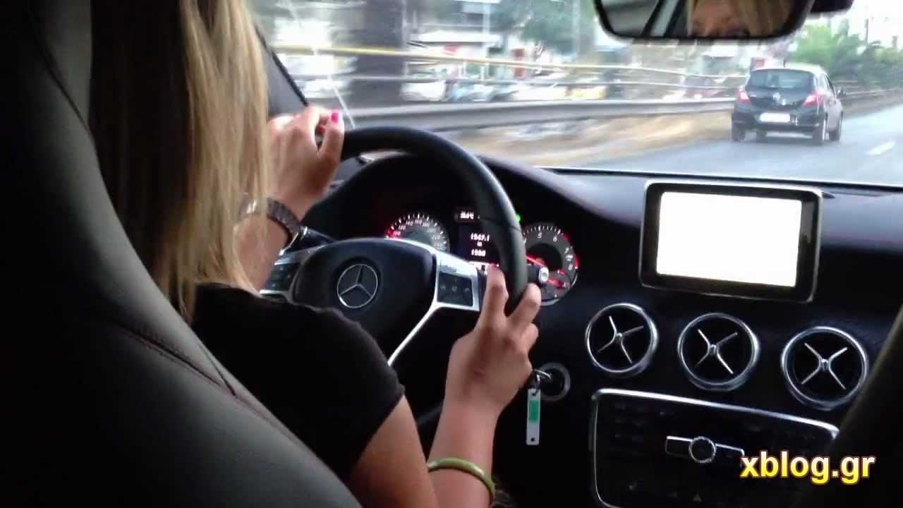 Driving Mercedes A-Class 2012 | xblog.gr - YouTube