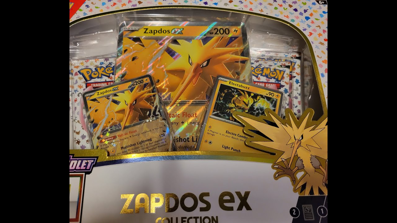 Pokemon's New Zapdos ex Collection Box Opening- and some Evolving Skies ...
