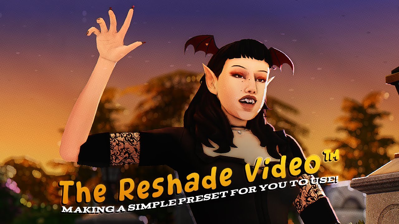 gshade vs reshade, quick tips & making a new preset! 🧸 | sims 4 reshade ...