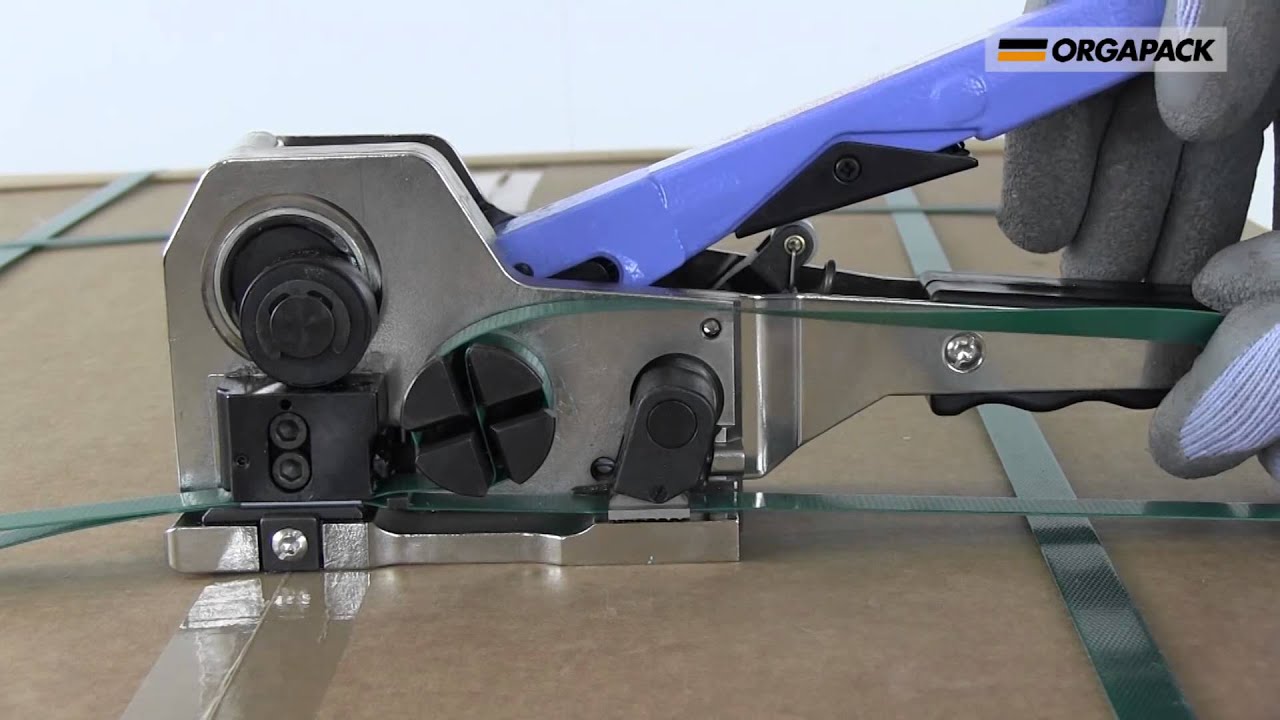 OR 4000 - Hand Tool for Plastic Strapping - YouTube