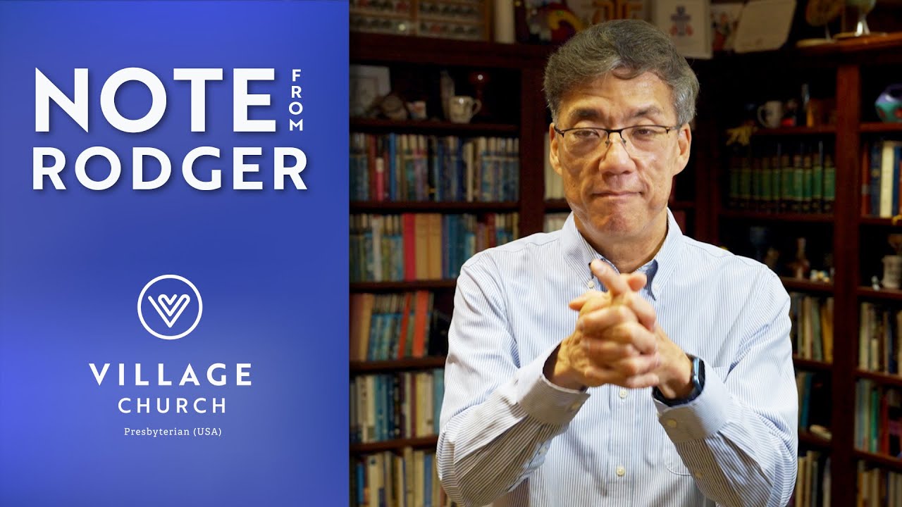 Note from Rev. Dr. Rodger Nishioka - Oct. 3, 2025 - YouTube