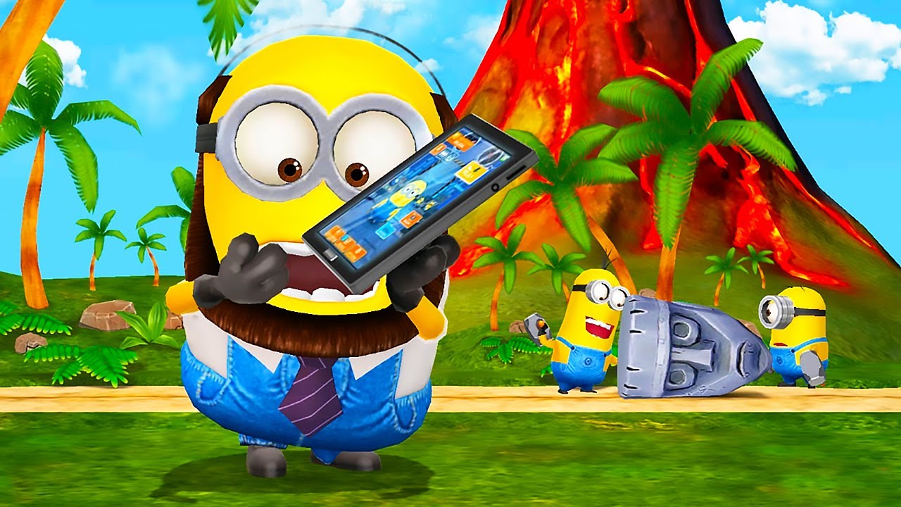 Grandpa Minion in Lvl 298 : Run 9000 Meters in Minion rush old Version ...