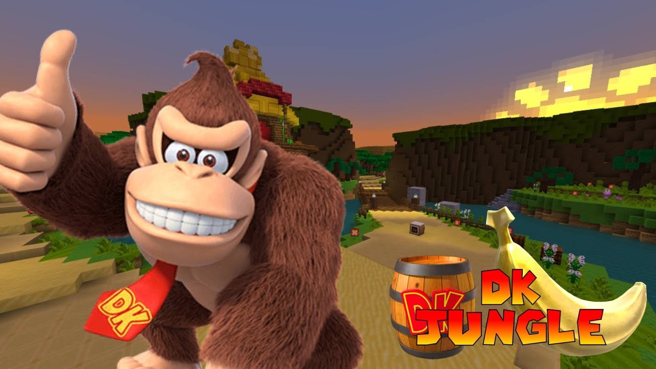 3DS DK Jungle REMADE in Minecraft! - YouTube