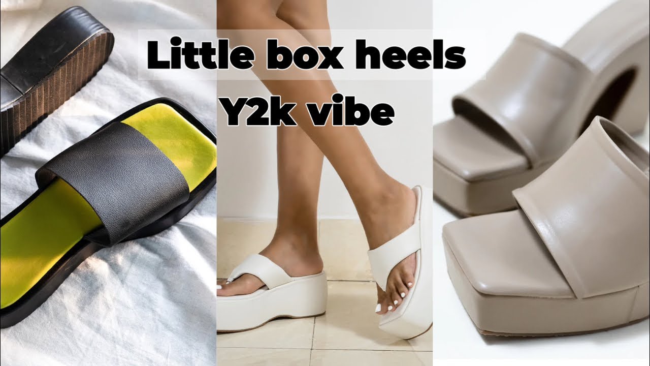 Little box heels haul under 1199 #footwear - YouTube