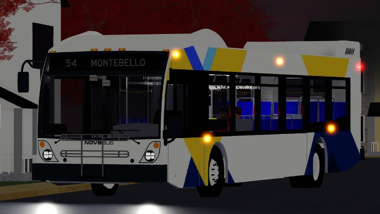 Halifax Transit | Novabus LFS | 54 to Montebello | Roblox Transit ...