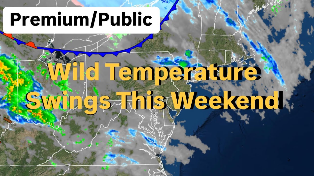 Wild Temperature Swings This Weekend - YouTube