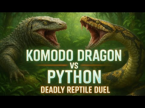 [Wild Planet TV] Komodo Dragon vs Python – Deadly Reptile Duel ...