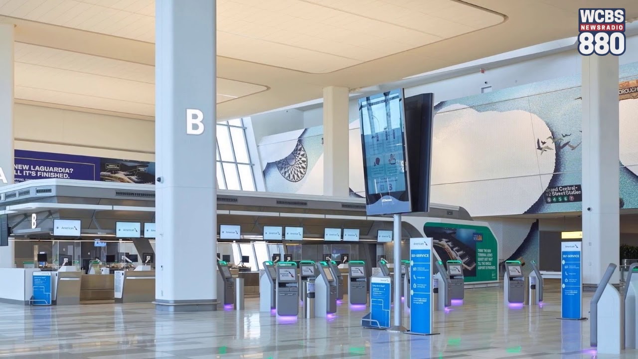 A Look Inside LaGuardia Airport's New Terminal B - YouTube