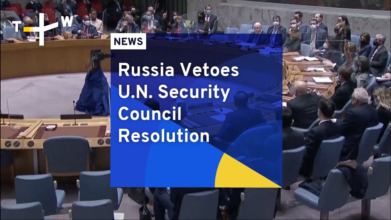 Russia Vetoes UN Security Council Resolution - YouTube