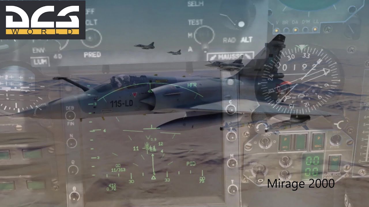 DCS world Mirage 2000 - YouTube