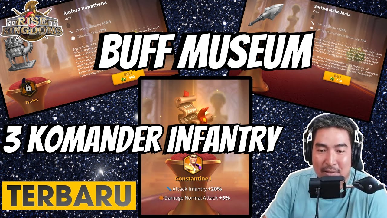 MENUNGGU LAMA & ZONK !!! | BUFF MUSEUM TERBARU | RISE OF KINGDOM ...