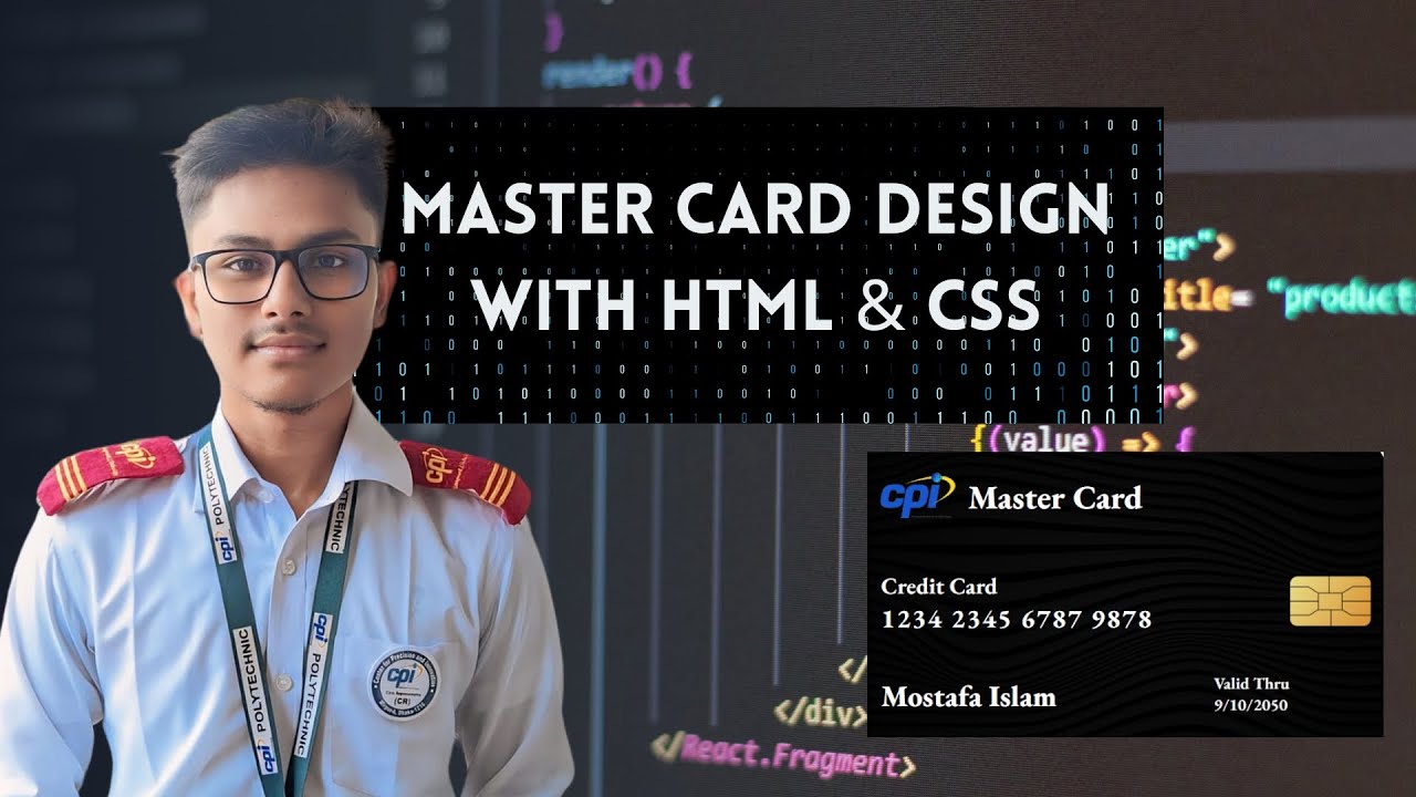 Master Card Design with HTML & CSS - YouTube