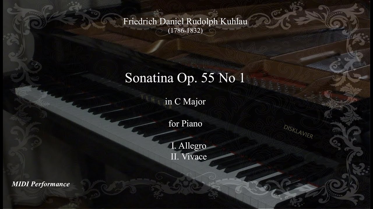 Friedrich Kuhlau: Sonatina Op. 55 No 1 in C Major (Complete) - YouTube