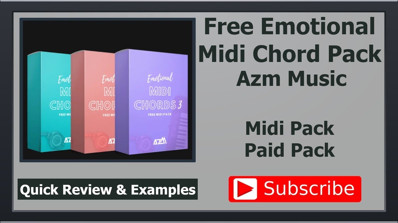 AzM Music - Free Emotional Midi Chord Pack - Royalty Free Midi Pack - YouTube